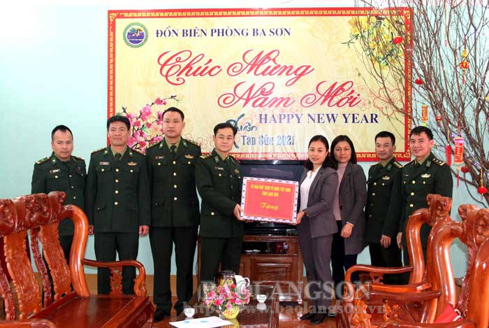 The Provincial Fatherland Front Committee presented Tet gifts in Dinh ...