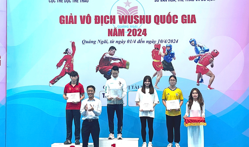 Lang Son delegation won 9 medals at the 2024 National Wushu ...