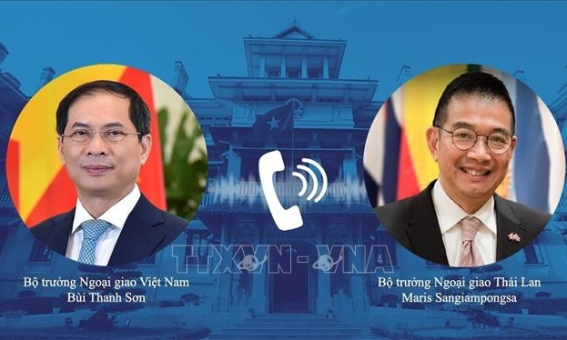 越南外交部长裴青山与泰国外长马立斯·萨年蓬通电话 - 中文页面 - 中文页面